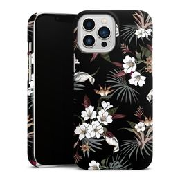 DeinDesign iPhone 13 Pro Max Handy Premium Case Smartphone Handyh&uuml;lle Schutzh&uuml;lle matt Flowers Muster Autumn Premium Case