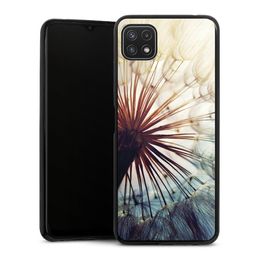 DeinDesign Galaxy A22 5G Handy Slim Case extra d&uuml;nn Silikon Handyh&uuml;lle schwarz H&uuml;lle Photography Dandelion Flowers Silikon Slim Case