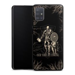 DeinDesign Galaxy A51 Handy Hard Case Schutzh&uuml;lle schwarz Smartphone Backcover Wikinger Vikings Tv Show Designs Hard Case