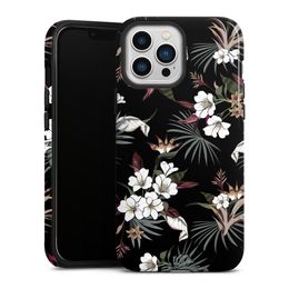 DeinDesign iPhone 13 Pro Max Handy Panzer Handyh&uuml;lle robuste Outdoor H&uuml;lle Schutzh&uuml;lle gl&auml;nzend Flowers Muster Autumn Tough Case