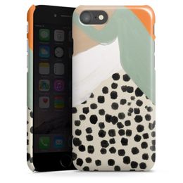 DeinDesign iPhone SE (2020) Handy Premium Case Smartphone Handyh&uuml;lle Schutzh&uuml;lle gl&auml;nzend Abstract Kunst Boho Premium Case
