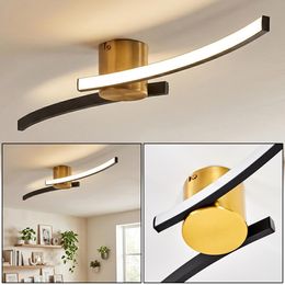 hofstein Kirel Deckenleuchte LED Messing, 1-flammig