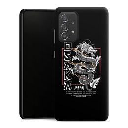 DeinDesign Galaxy A52s 5G Handy Premium Case Smartphone Handyh&uuml;lle Schutzh&uuml;lle matt Japan Ocean Dragon Premium Case
