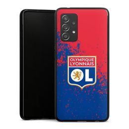 DeinDesign Galaxy A52s 5G Handy Silikon H&uuml;lle Case schwarz Handyh&uuml;lle Olympique Lyonnais Ol Official Licensed Product