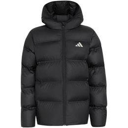 Adidas Kapuzenjacke Kinder - Gr&ouml;&szlig;e 164 - schwarz