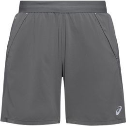 asics ROAD Laufshorts Herren - Gr&ouml;&szlig;e L - grau