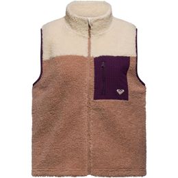 Roxy Fleeceweste Damen - Gr&ouml;&szlig;e S - braun