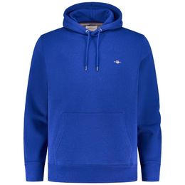 Herren Gro&szlig;e Gr&ouml;&szlig;en | Gant Basic-Hoodie aus Baumwoll-Mix Farbe blau Gr&ouml;&szlig;e: 5XL
