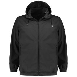 Jack & Jones Herren Gro&szlig;e Gr&ouml;&szlig;en | Jack&Jones Softshelljacke Farbe schwarz Gr&ouml;&szlig;e: 4XL