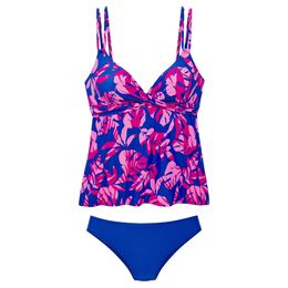 Vivance By Lascana Tankini Damen Gr&ouml;&szlig;e L royalblau / pink / magenta