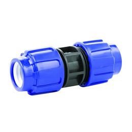 Cepex PE Rohr Verschraubung 16mm, Klemmverbinder, Kupplung, Muffe, Rohrkupplung