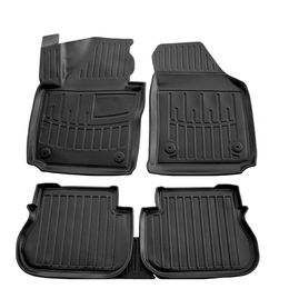 Boni-Shop&reg; Gummifu&szlig;matten Auto f&uuml;r VOLKSWAGEN Caddy III (2K) LIFE (2003-2020) 4-t&uuml;rig, 3D, passgenau, hochrand