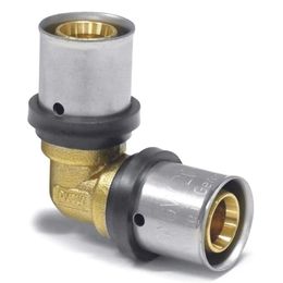 Boni-Shop&reg; Pressfitting Winkel 90 Grad, 26 x 3 mm, Verbundrohr Pressfitting