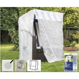 Boni-Shop&reg; Strandkorb Schutzh&uuml;lle, transparent, 130x100x170/134cm