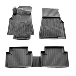 Boni-Shop&reg; Gummifu&szlig;matten Auto 3D f&uuml;r Mercedes W169 A (2004-2012), passgenau, Polyurethan, geruchlos