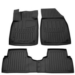 Boni-Shop&reg; Gummimatten Auto f&uuml;r VOLKSWAGEN ID.3 (2020-...), 3D, passgenau, mit hohem Rand, geruchlose Autofu&szlig;matten