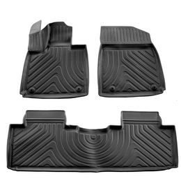 Boni-Shop&reg; Fu&szlig;matten Auto, Gummimatten Auto 3D f&uuml;r XPENG G9 (2023&ndash;...)/VLV/, passgenau, hochrandig, 3 St&uuml;ck