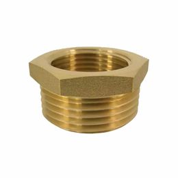 Messing Reduzierst&uuml;ck, Gewindefitting 1 1/4" AG x 3/4" IG