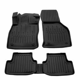 Boni-Shop&reg; Gummifu&szlig;matten Auto 3D f&uuml;r VOLKSWAGEN Golf VIII (2020-...), passgenau, Hochrand, Polyurethan
