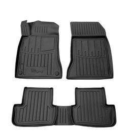 Boni-Shop&reg; Fu&szlig;matten Auto, Gummimatten Auto 3D f&uuml;r Mercedes W176 A (2012-2018), passgenau, rutschfest, hochwertig, Polyurethan