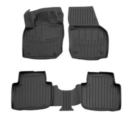 Boni-Shop&reg; Fu&szlig;matten Auto, Gummimatten Auto 3D f&uuml;r SKODA Kodiaq (2024-...), passgenaue Autofu&szlig;matten