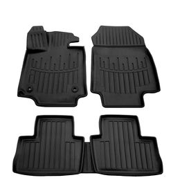 Boni-Shop&reg; Fu&szlig;matten Auto, 3D Gummimatten f&uuml;r TOYOTA RAV4 (XA50) Automatikgetriebe 2018&ndash;..., passgenau