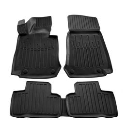 Boni-Shop&reg; Gummifu&szlig;matten Auto f&uuml;r N293 EQC (ab 2019), 3D, passgenau, Polyurethan, mit hohem Rand