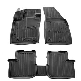 Boni-Shop&reg; Gummifu&szlig;matten Auto f&uuml;r FIAT Tipo (356) 2015-2021, 3D, passgenau, Polyurethan, mit hohem Rand