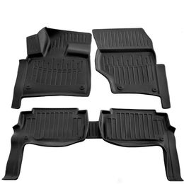 Boni-Shop&reg; Fu&szlig;matten Auto, Gummimatten 3D f&uuml;r AUDI Q7 (4L) (2005-2015), passgenau