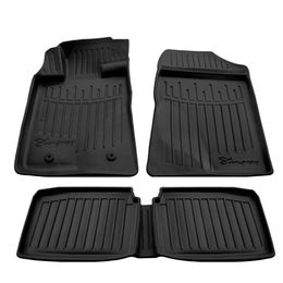 Boni-Shop&reg; Gummifu&szlig;matten Auto f&uuml;r TOYOTA Avensis (T25) (2003-2009), 3D passgenau, rutschfest, Polyurethan, hohe R&auml;nder