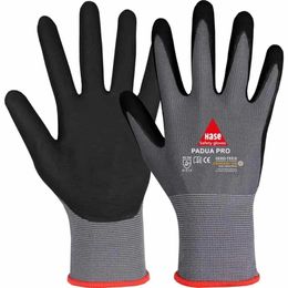 Montagehandschuhe, Arbeitshandschuhe Gr. 11, grau, Nylon Feinstrickhandschuhe
