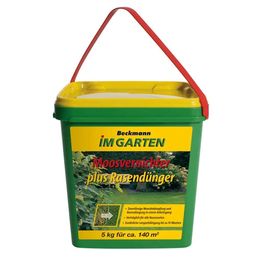 BECKMANN&BREHM Moosvernichter Rasend&uuml;nger 5kg, Rasend&uuml;nger mit Eisen, Rasen Moos entfernen