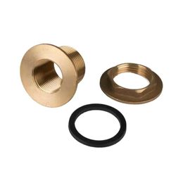 Tank + Regentonnen Durchf&uuml;hrung gerade AG 1"x IG3/4"