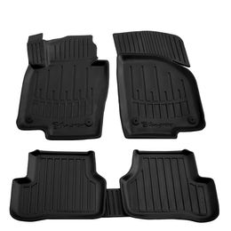 Boni-Shop&reg; Gummifu&szlig;matten Auto f&uuml;r VOLKSWAGEN Passat B7 (2010-2014), 3D, passgenau, mit hohem Rand