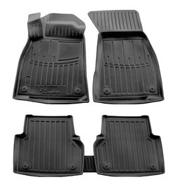 Boni-Shop&reg; Audi A6 C8 Fu&szlig;matten, Gummifu&szlig;matten, 3D, passgenau, Auto Fu&szlig;matten