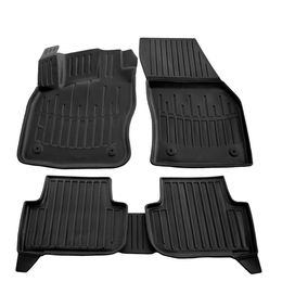 Boni-Shop&reg; Gummifu&szlig;matten Auto f&uuml;r Volkswagen Tiguan II (2015-2024), 3D, passgenau, mit hohem Rand, geruchlos