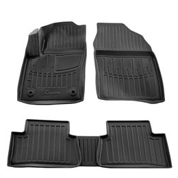 Boni-Shop&reg; Gummifu&szlig;matten Auto f&uuml;r TOYOTA C-HR (2023-...), 3D, passgenau, Polyurethan