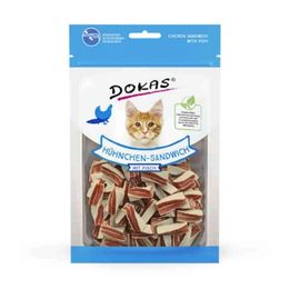 Dokas Katzen Snacks, Katzenleckerli mit H&uuml;hnchen & Fisch, 70g