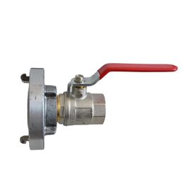 Boni-Shop&reg; Storz Kupplung B, mit Hebelkugelhahn, Feuerwehrkupplung, Schlauchkupplung