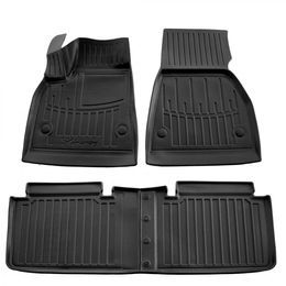 Boni-Shop&reg; Fu&szlig;matten Auto, Gummimatten 3D f&uuml;r Tesla Model S (2012-2021), passgenaue Autofu&szlig;matten