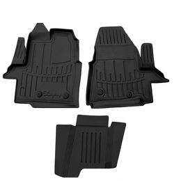 Boni-Shop&reg; Gummifu&szlig;matten Auto, Fu&szlig;matten Auto 3D f&uuml;r FORD Transit Custom (2012-...), passgenaue Autofu&szlig;matten