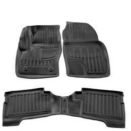 Boni-Shop&reg; Fu&szlig;matten Auto, Gummimatten Auto 3D f&uuml;r FORD C-Max (Hybrid) (2010-2019), passgenaue Autofu&szlig;matten