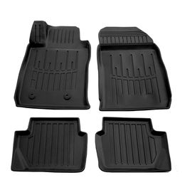 Boni-Shop&reg; Gummimatten Auto, f&uuml;r Ford Fiesta Mk7 (2010-2017) USA-Modelle, 3D passgenaue Polyurethan Fu&szlig;matten