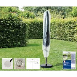 Boni-Shop&reg; Gartenschirm Schutzh&uuml;lle transparent, 250-450 cm, rei&szlig;fest & wetterfest