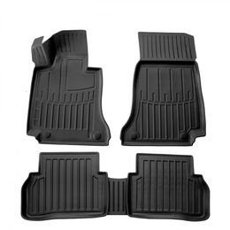 Boni-Shop&reg; Fu&szlig;matten Auto, Gummimatten Auto 3D f&uuml;r MERCEDES BENZ W205 C (2014-2021), passgenaue Autofu&szlig;matten