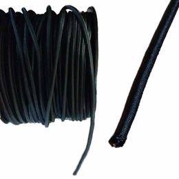 Boni-Shop&reg; Expanderseil 8 mm, schwarz, 40 m, Gummiseil, PP Ummantelung