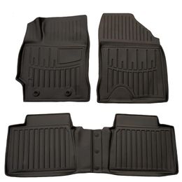 Boni-Shop&reg; Gummifu&szlig;matten Auto 3D f&uuml;r TOYOTA Corolla (E160) (2012-2018), passgenau, Polyurethan, rutschfest