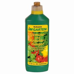 BECKMANN&BREHM Gem&uuml;sed&uuml;nger, 1 Liter Kr&auml;uterd&uuml;nger, Fl&uuml;ssigd&uuml;nger, Organischer D&uuml;nger