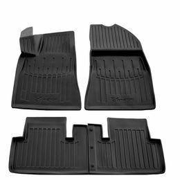 Boni-Shop&reg; Fu&szlig;matten Auto, Gummimatten 3D f&uuml;r TESLA Model 3 (2017-...), passgenau, Polyurethan