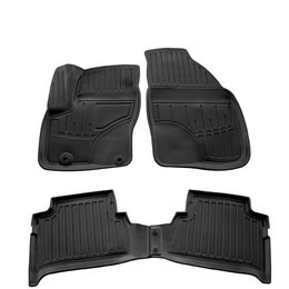 Boni-Shop&reg; Fu&szlig;matten Auto f&uuml;r FORD C-Max (2003-2010), 3D Gummimatten, passgenaue Autofu&szlig;matten